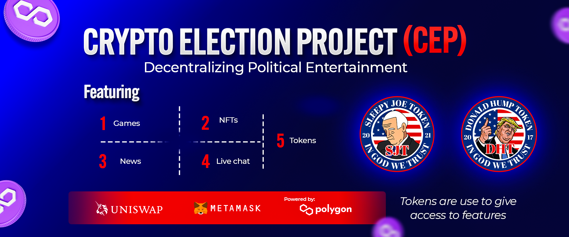 Crypto Election Project (CEP), Now LIVE! - MM Bookstore