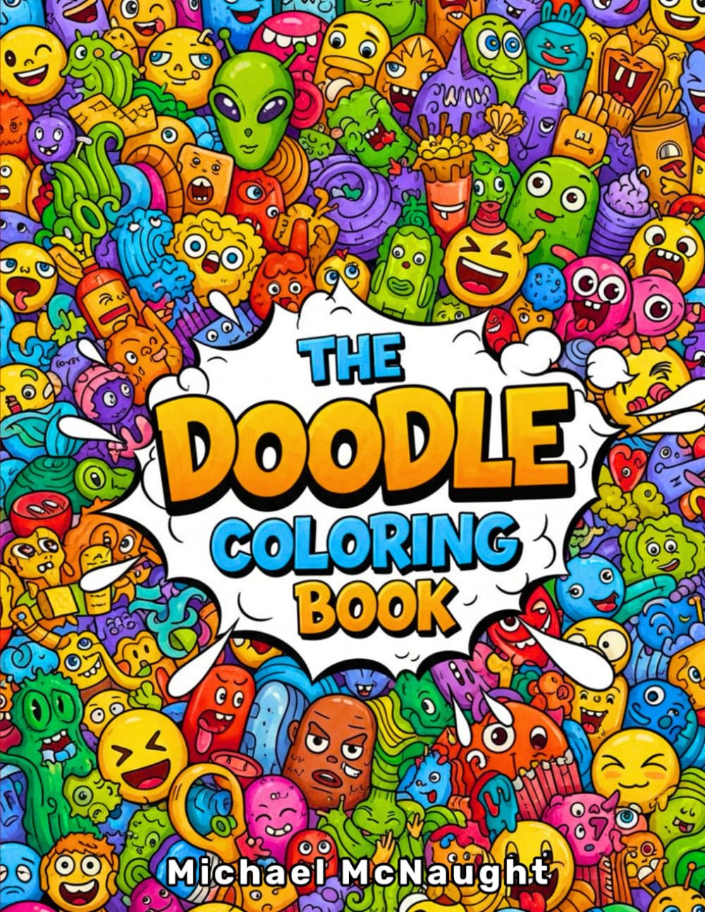 The Doodle Coloring Book - MM Bookstore