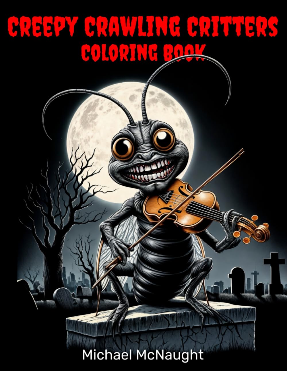 Creepy Crawling Critters Coloring Book - MM Bookstore
